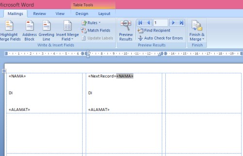 Cara Membuat Label Ms Word Sendiri dengan Mudah