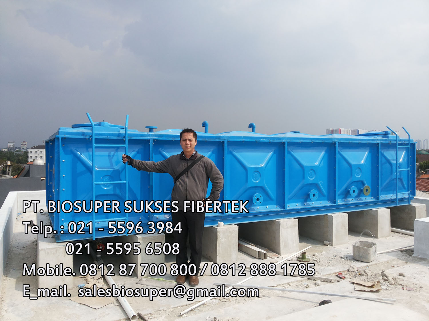 Septic Tank BioSuper | Septik Tank Fibreglass: Tangki Panel | Panel ...