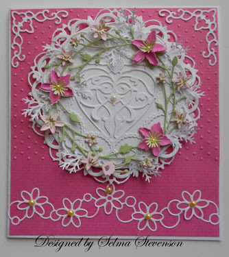 Selma's Stamping Corner and Floral Designs: Another Pretty Wreath