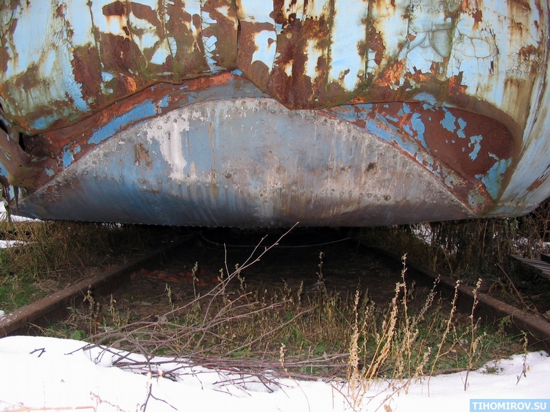 Deserted Places: An abandoned Soviet turbojet train