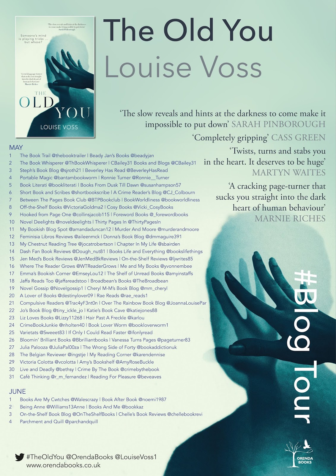The Old You by Louise Voss #BookReview #BlogTour