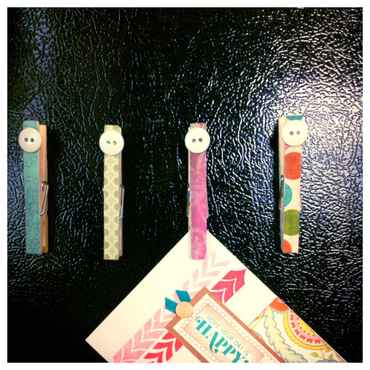 CRAFTY SATURDAY: Clothespin Magnets