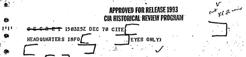 Document Exploitation: More CIA Records on Noam Chomsky the CIA Could ...