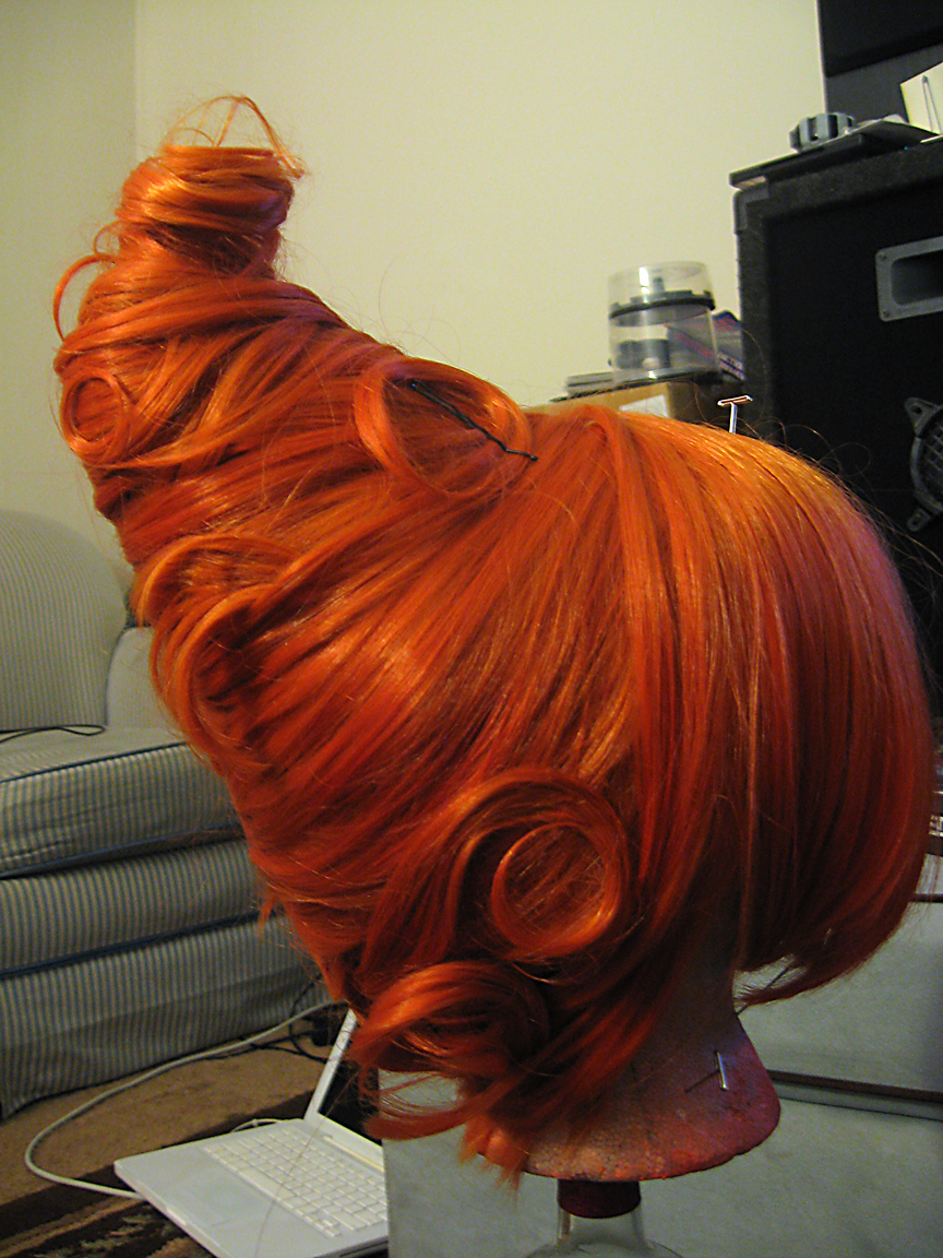 Kilayi's Cosplay: Flame Princess wig progress/information