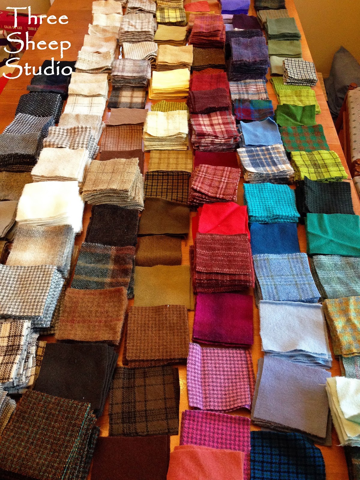 Three Sheep Studio: Wool Applique Charm Packs...