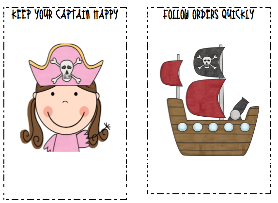 To the 2nd Power: Pirate Stuff for the room