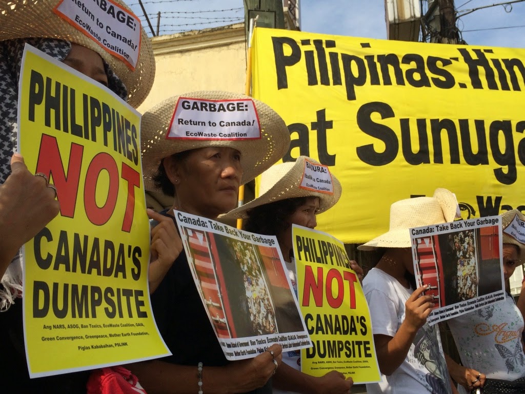 New Canada Trash Elicits Suspicion, Prompts Protest vs Garbage ...