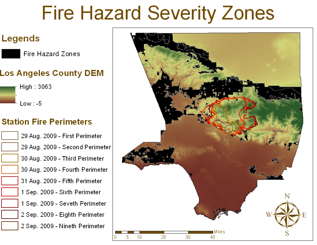 GIS : Mapping the Station Fire