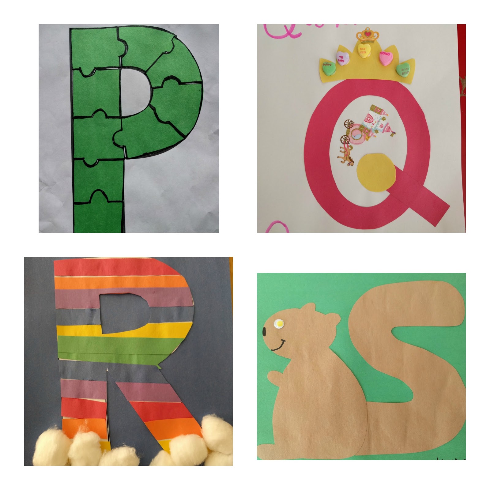 Sweetening the Small Stuff: Preschool Alphabet Letter Crafts
