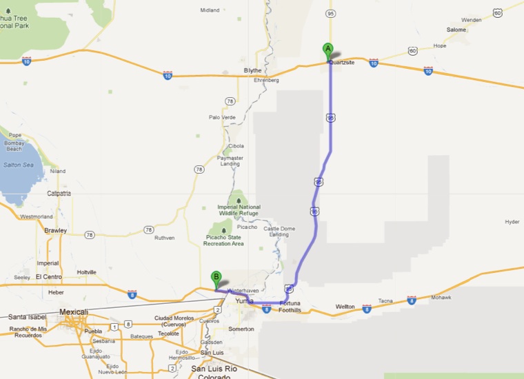 Our Awesome Travels: Mon. Jan. 16th We in Quartzsite yeah!