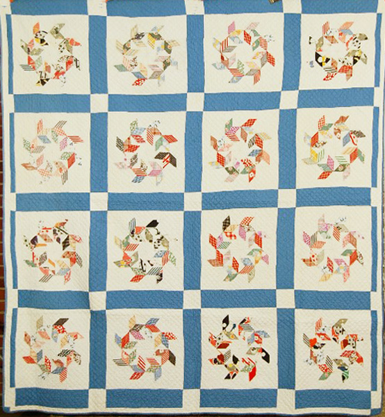 Cloud of Quilt Patterns: Flying Swallows