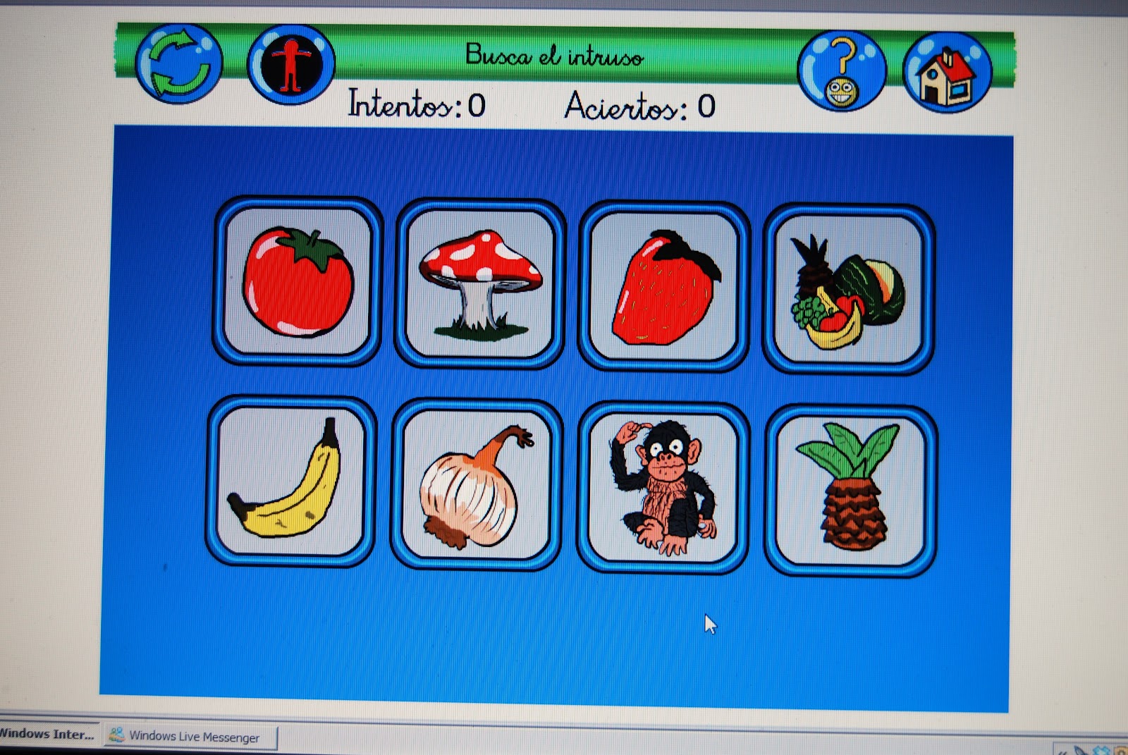 El baúl de A.L: Juego PC: Busca el intruso.