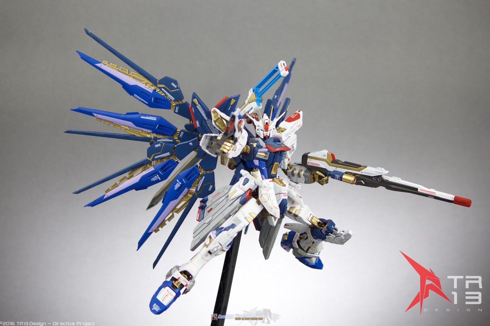 Custom Build: MG 1/100 Strike Freedom Gundam [Strike Falken] - Gundam ...