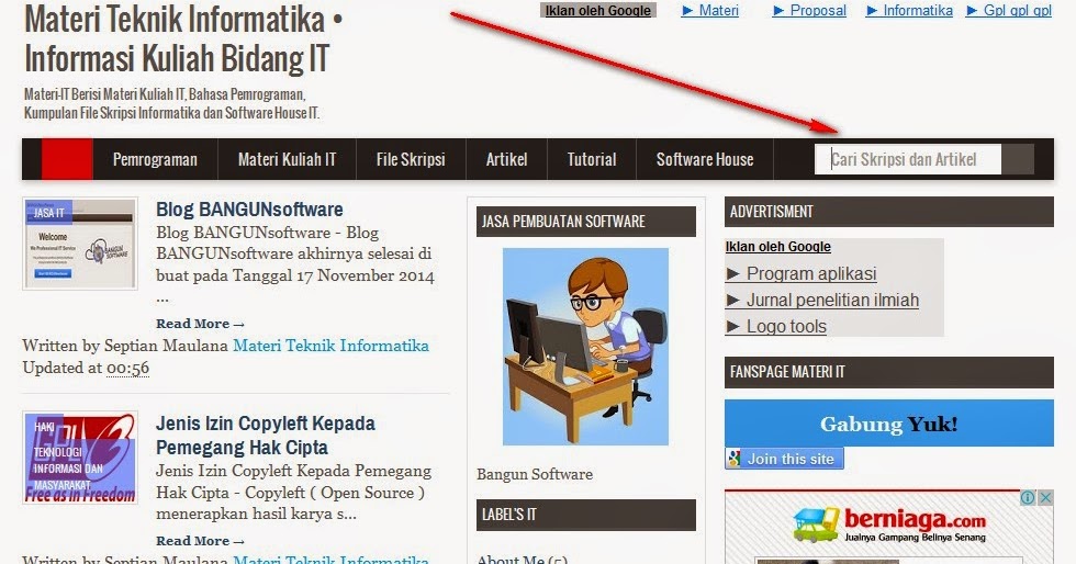 Cara Mencari Skripsi Teknik Informatika Materi Teknik Informatika • Informasi Teknologi