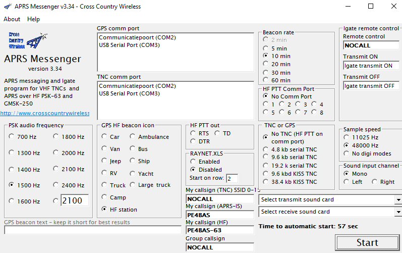 PE4BAS Amateur Radio Weblog: #HF APRS Messenger