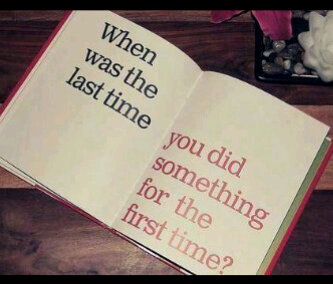 Ramblings about life and travel: There is always a first time for ...