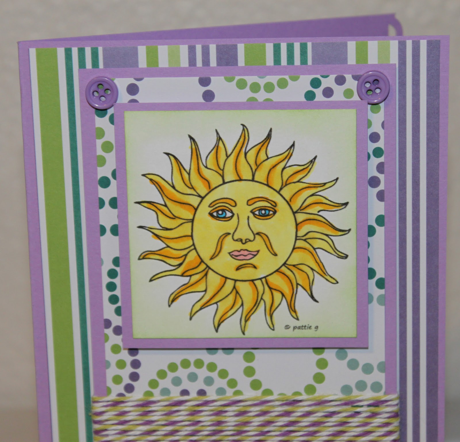 Crafty Girl 21!: Sunny Birthday Card