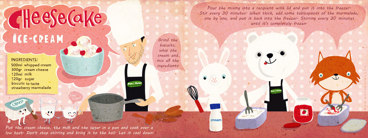 English is FUNtastic: Cheesecake ice-cream