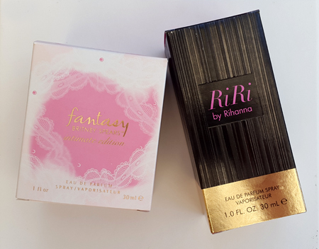 Rihanna 'RiRi' and Britney Spears 'Intimate Edition' - unboxing and ...