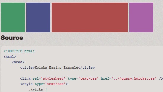 Kwicks - Beautiful plugin for creating sliding panels slideshow ...