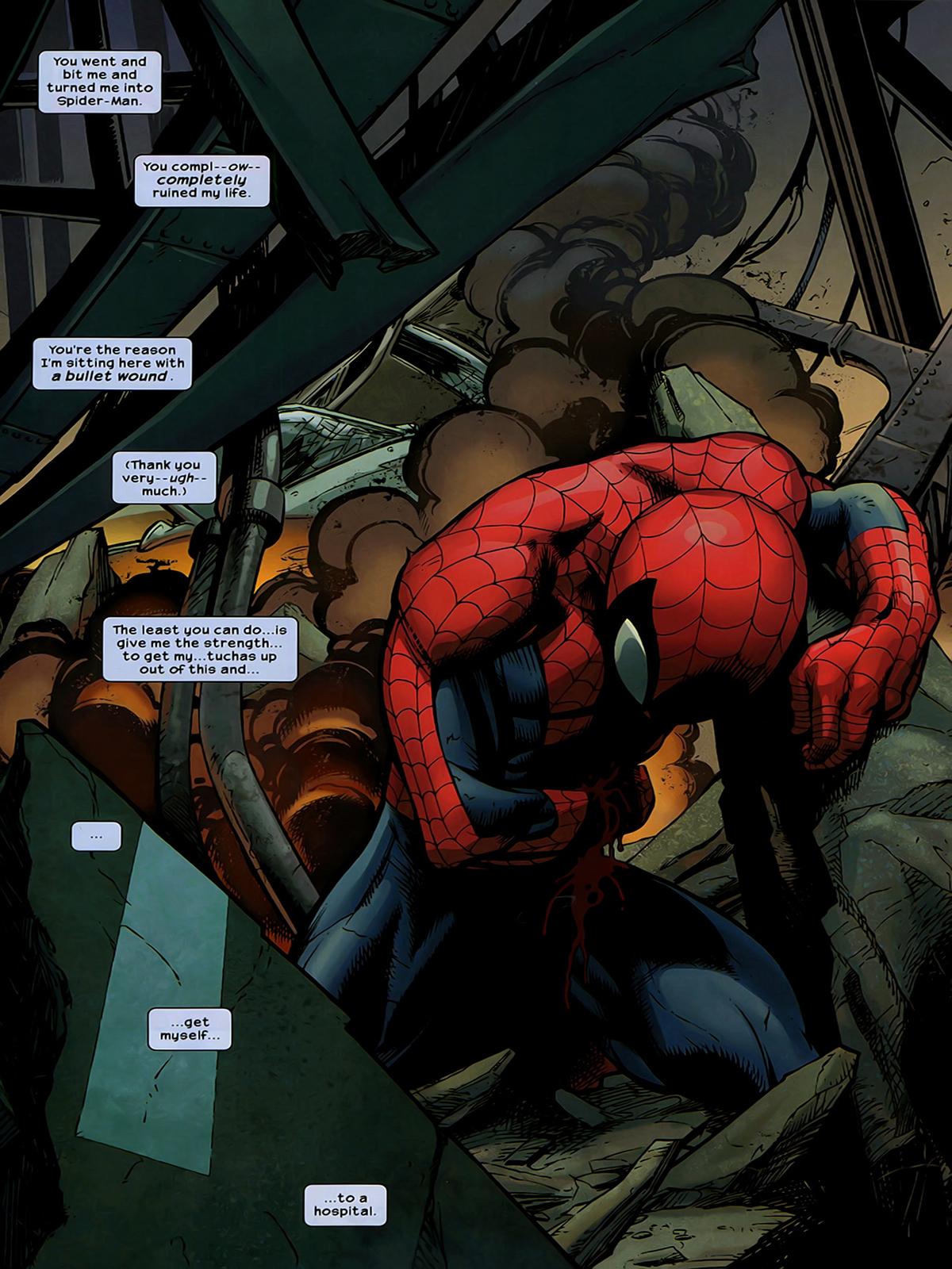 superjules blogs: ultimate death of spiderman (final)