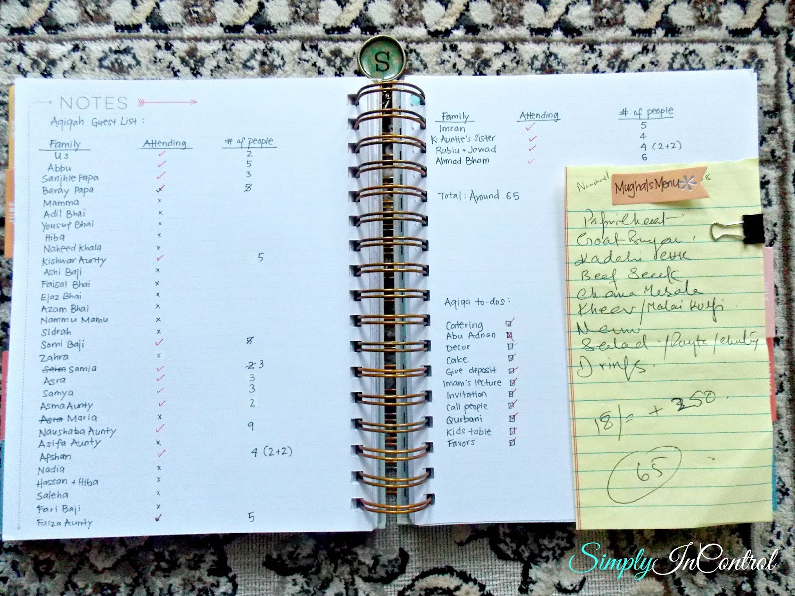 Simply in Control: Inkwell Press Flex Planner Review