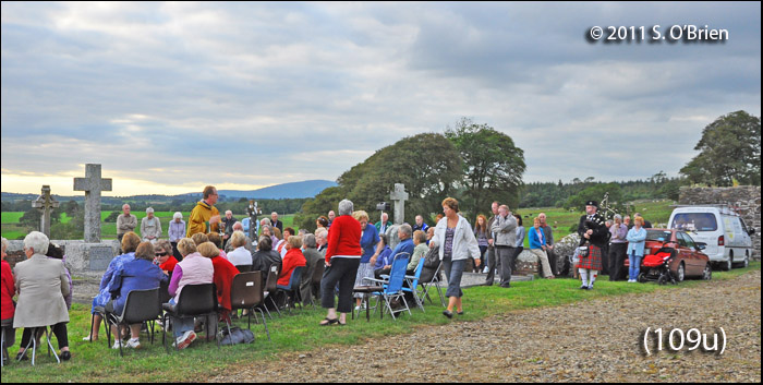 Portlaw: 109 Mass at Clonagam Cemetery.