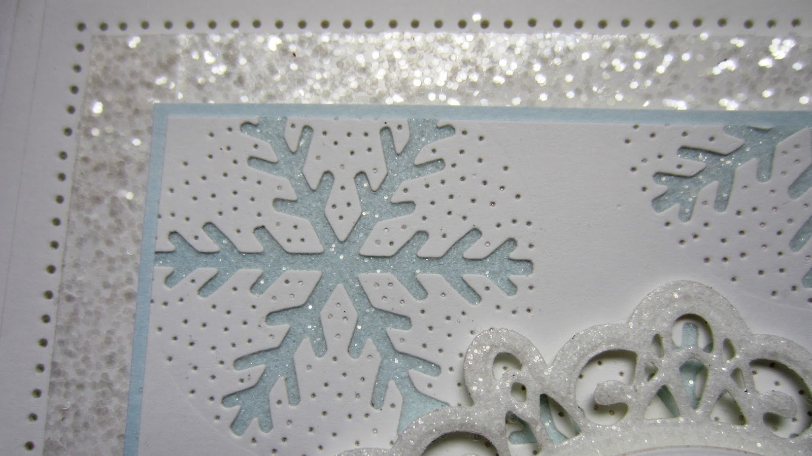 PartiCraft (Participate In Craft): Snowflake Background Card