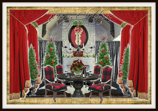 FOCAL POINT STYLING: FABULOUSLY FESTIVE - HOLIDAY VIRTUAL ROOM DESIGNS ...