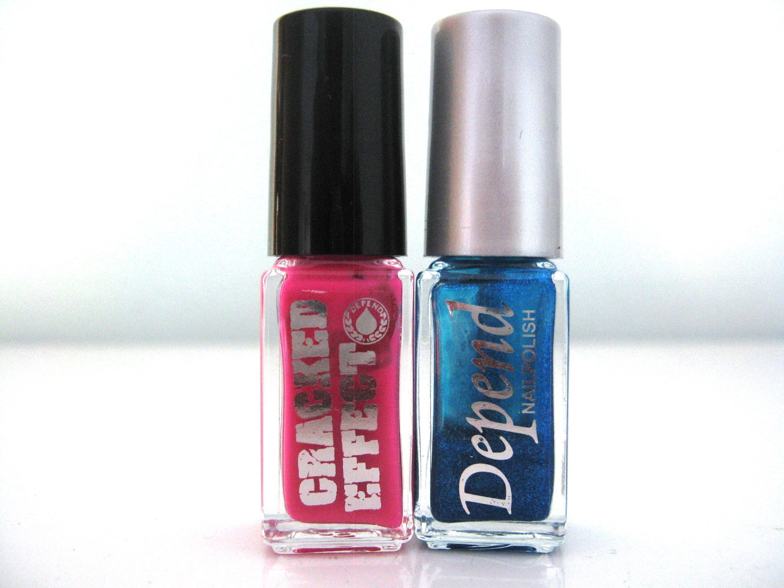 old: shine eye's shiny nails: layering: depend 5003 over depend 252