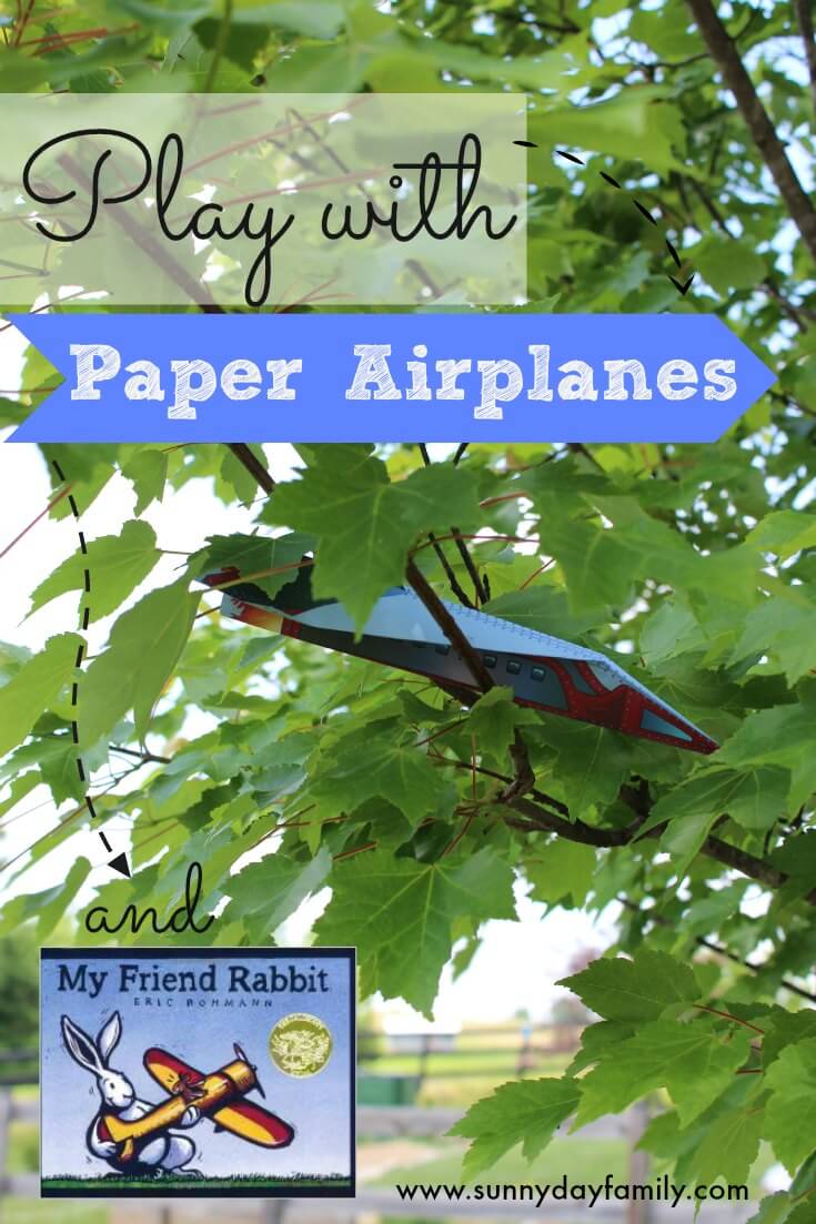 Paper Airplane Activity for Preschoolers Inspired by My Friend Rabbit ...