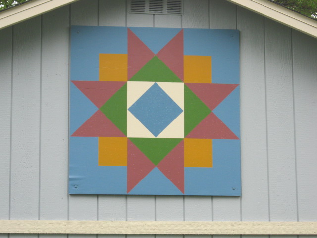 Hancock County, Ohio Barn Quilts: Ohio Star Variation