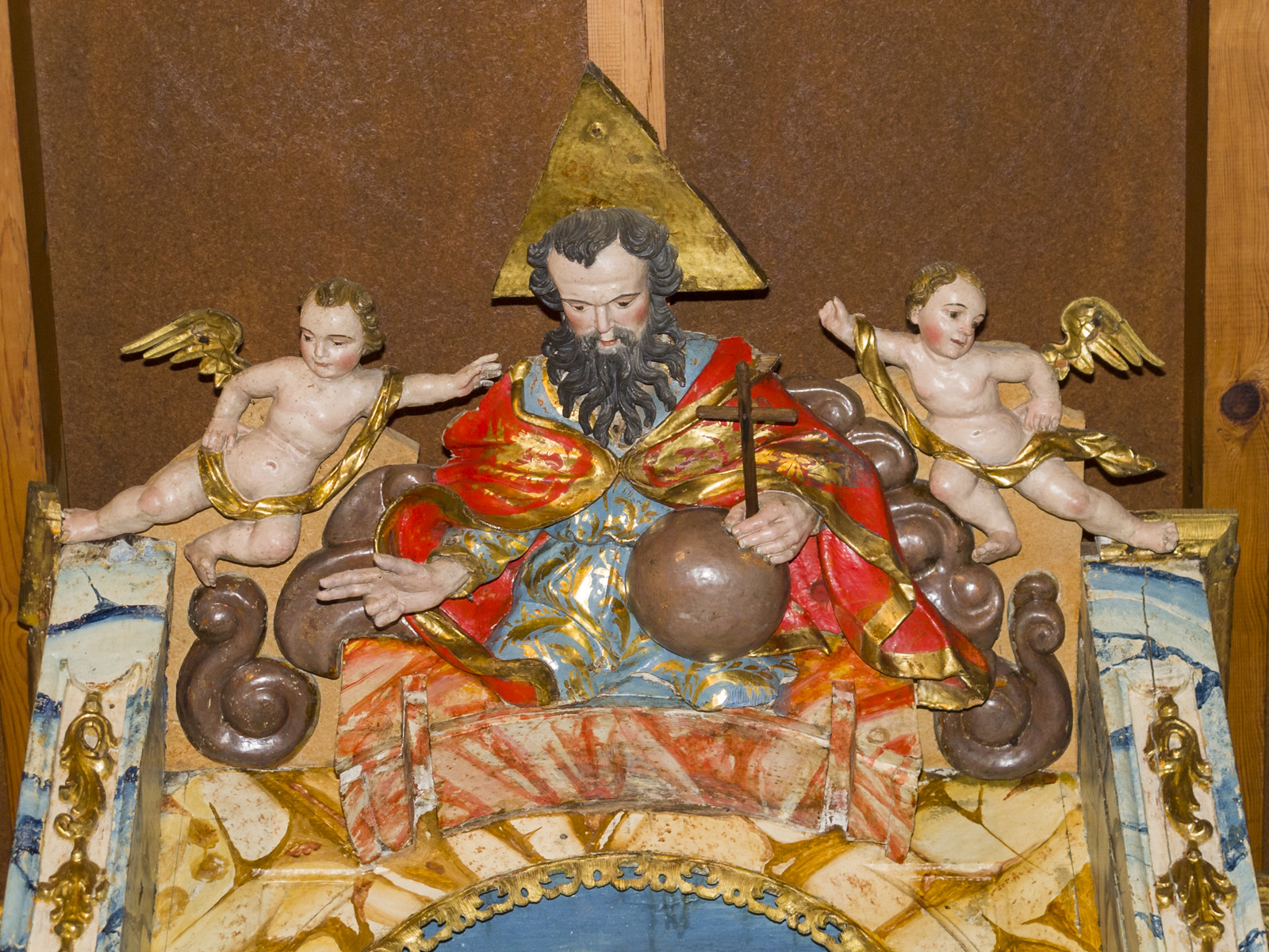 Rincones de la Mariña: El retablo rococo de la capilla de San Ciprián.