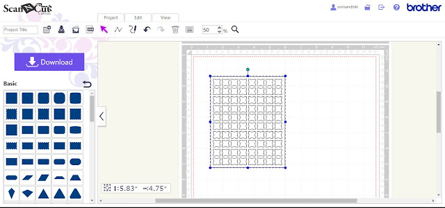 How to make a simple and detailed stencil in Brother Scan and Cut ...