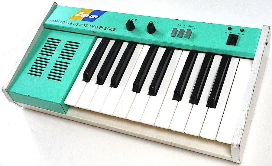 MATRIXSYNTH: Rare Zen-on EK200B MARCHING BASS KEYBOARD EK-2008 - 70s Japan