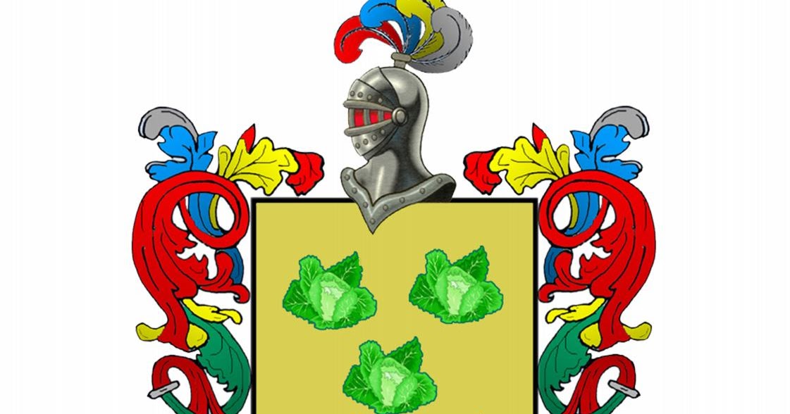 Todo de heráldica: Escudo e historia del apellido Lechuga