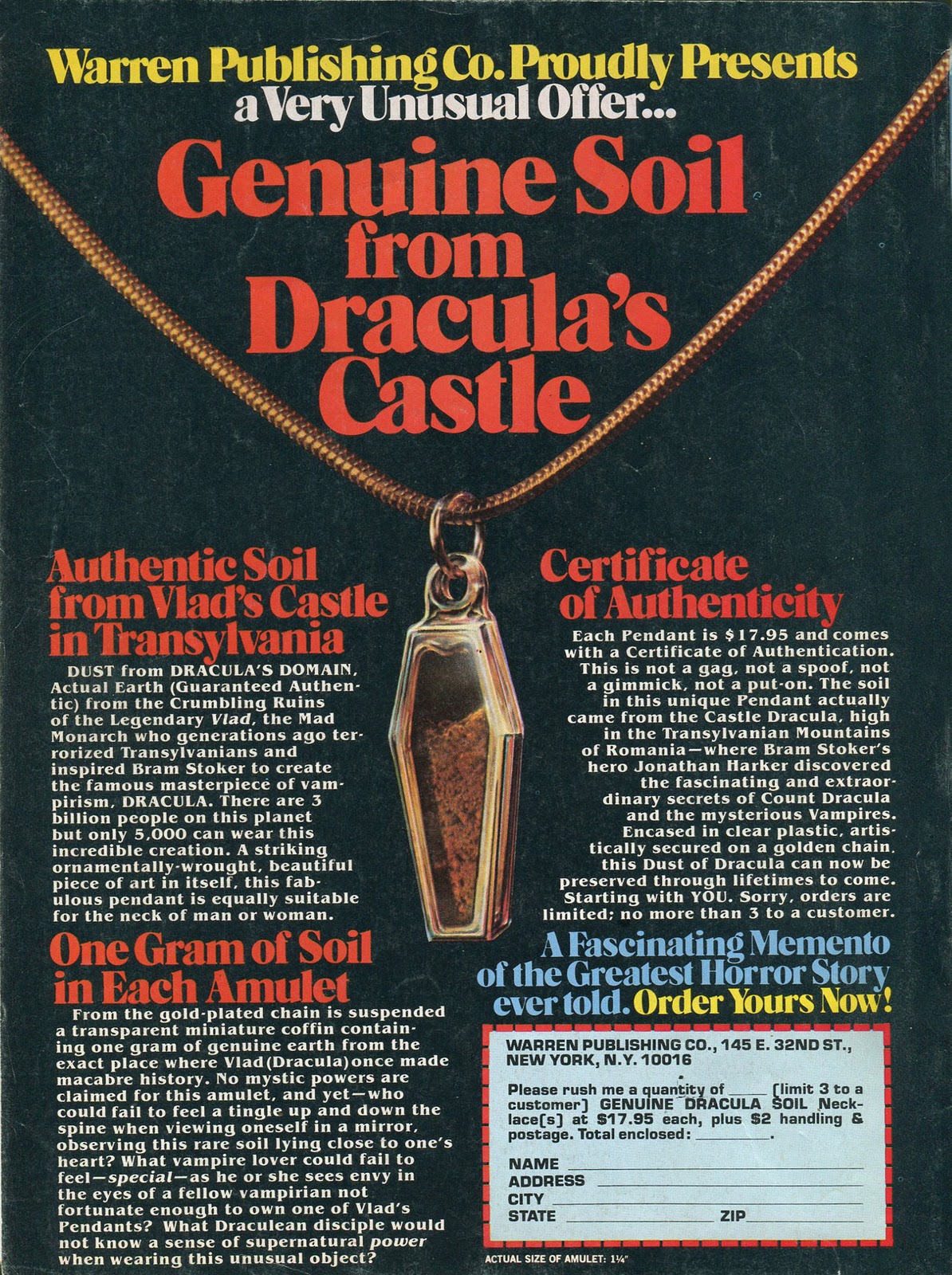 More Vintage Horror Magazine Ads