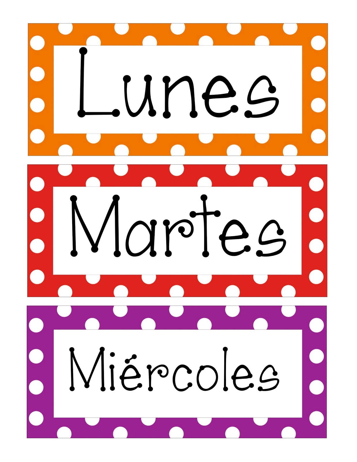RECURSOS Y ACTIVIDADES PARA EDUCACIÓN INFANTIL: DÍAS RECURSOS Y ACTIVIDADES PARA EDUCACIÓN INFANTIL: DÍAS