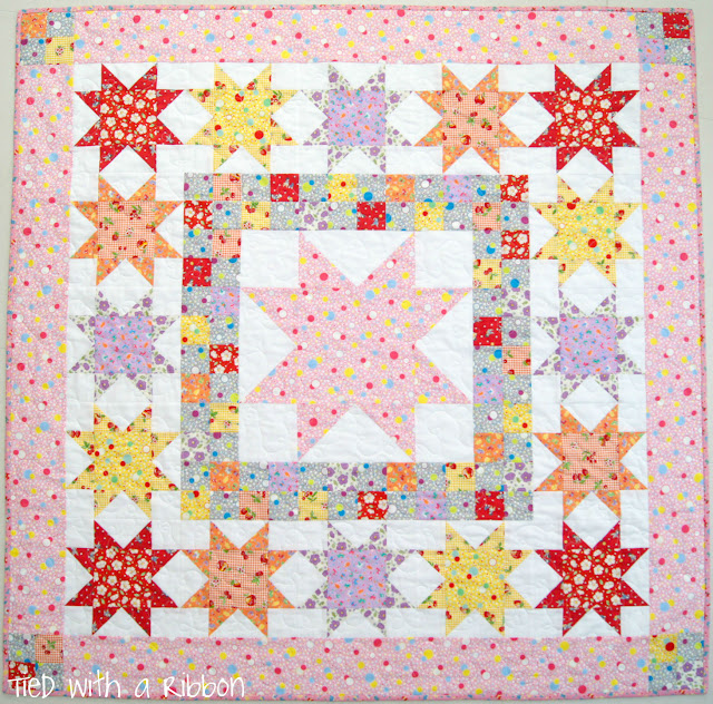 Tied with a Ribbon: Child's Smile Retro 30's - Starstruck Quilt