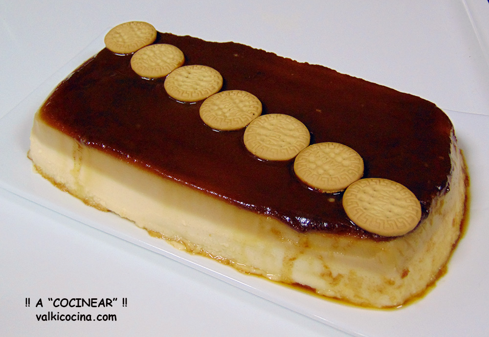 FLAN DE GALLETAS MARÍA | ¡¡A COCINEAR!! Recetas valkicocina.com