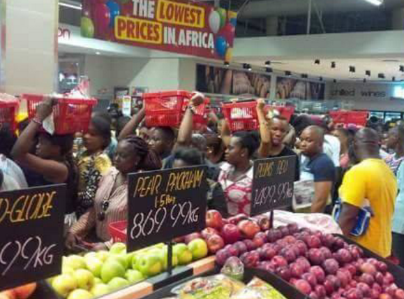 Photos: People throng to newly opened Shoprite in Imo state