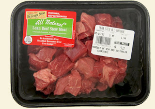 The Fun Food Files : Stew meat Cowboy Beef Burritos