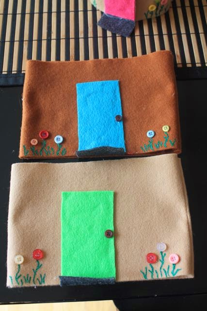 Felt Fairy Houses and Crafting for a Cause