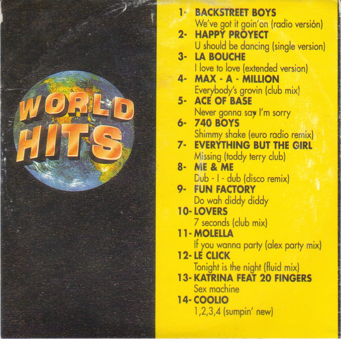 music hits max : Various - World Hits
