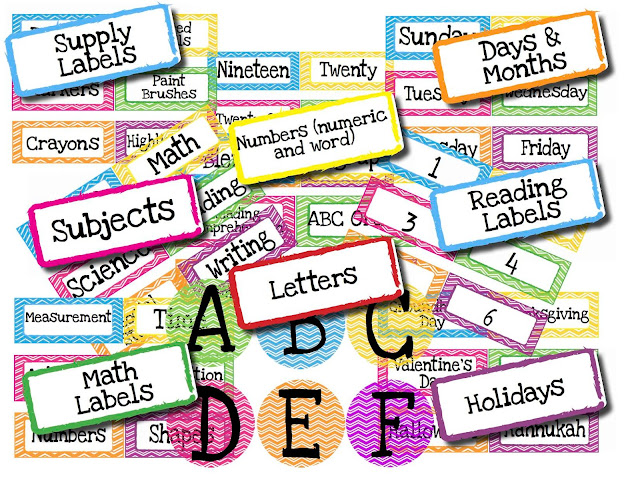 Primary Pals: Calendars and Labels: A Start to My Classroom ...