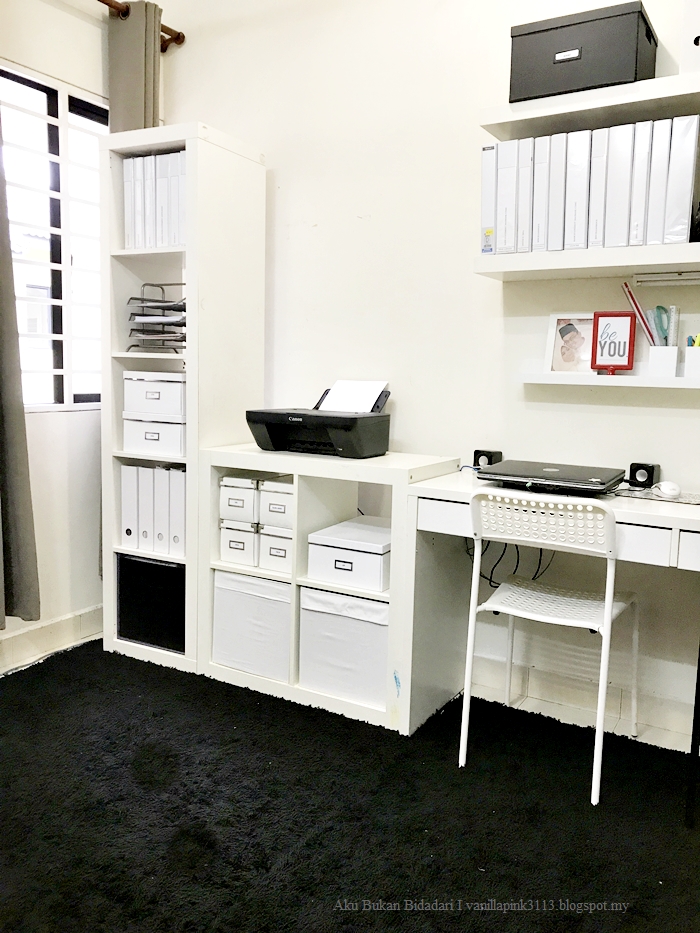 aku bukan bidadari: #AtypunyaMiniOffice : Almari file dan simpanan barang