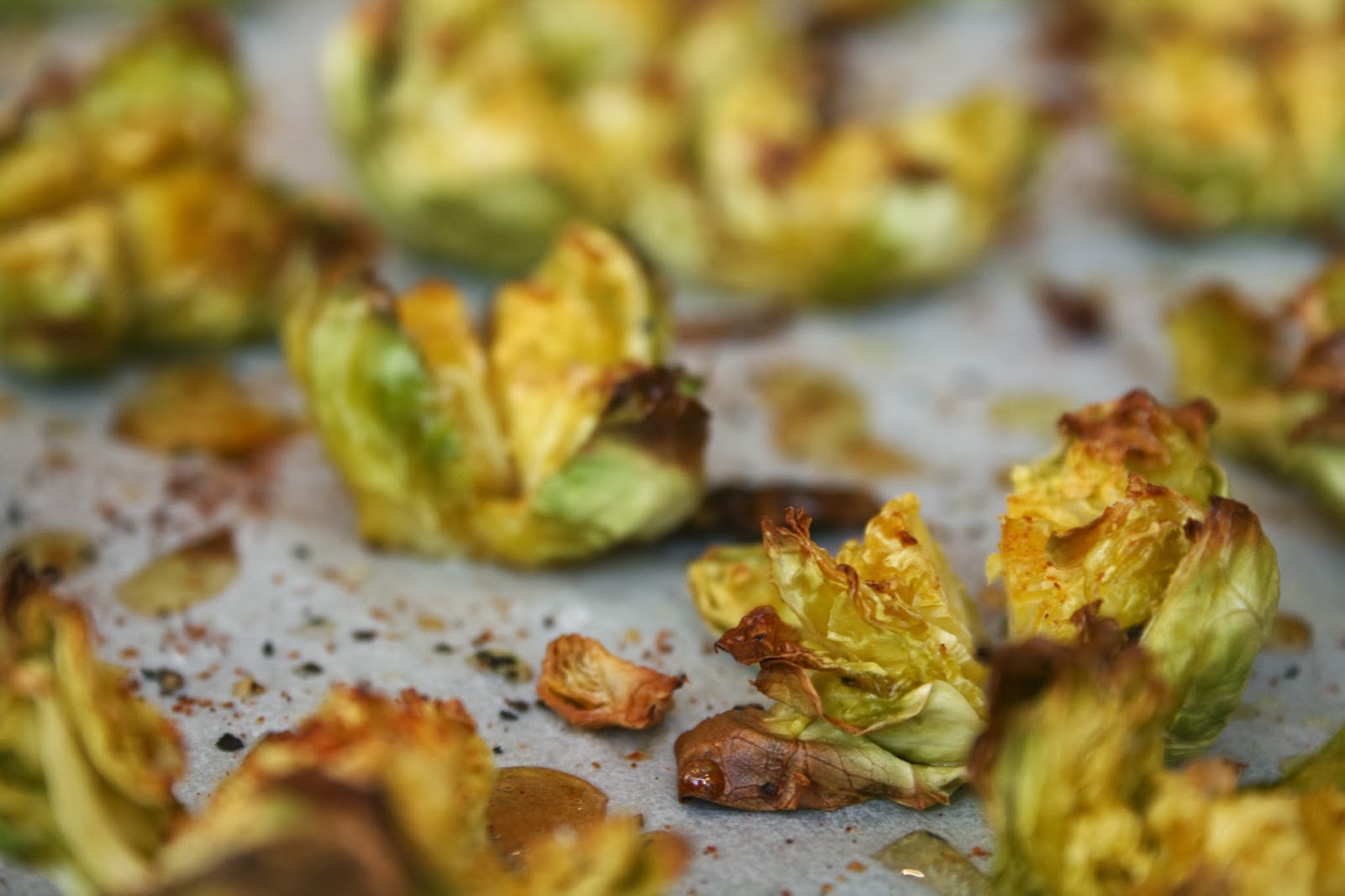 Crispy Chilli Brussel Sprout Flowers