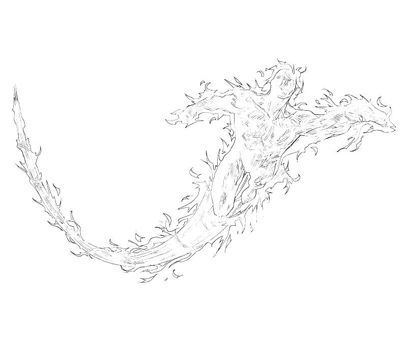 Fantastic 4 Human Torch Fly | Mario