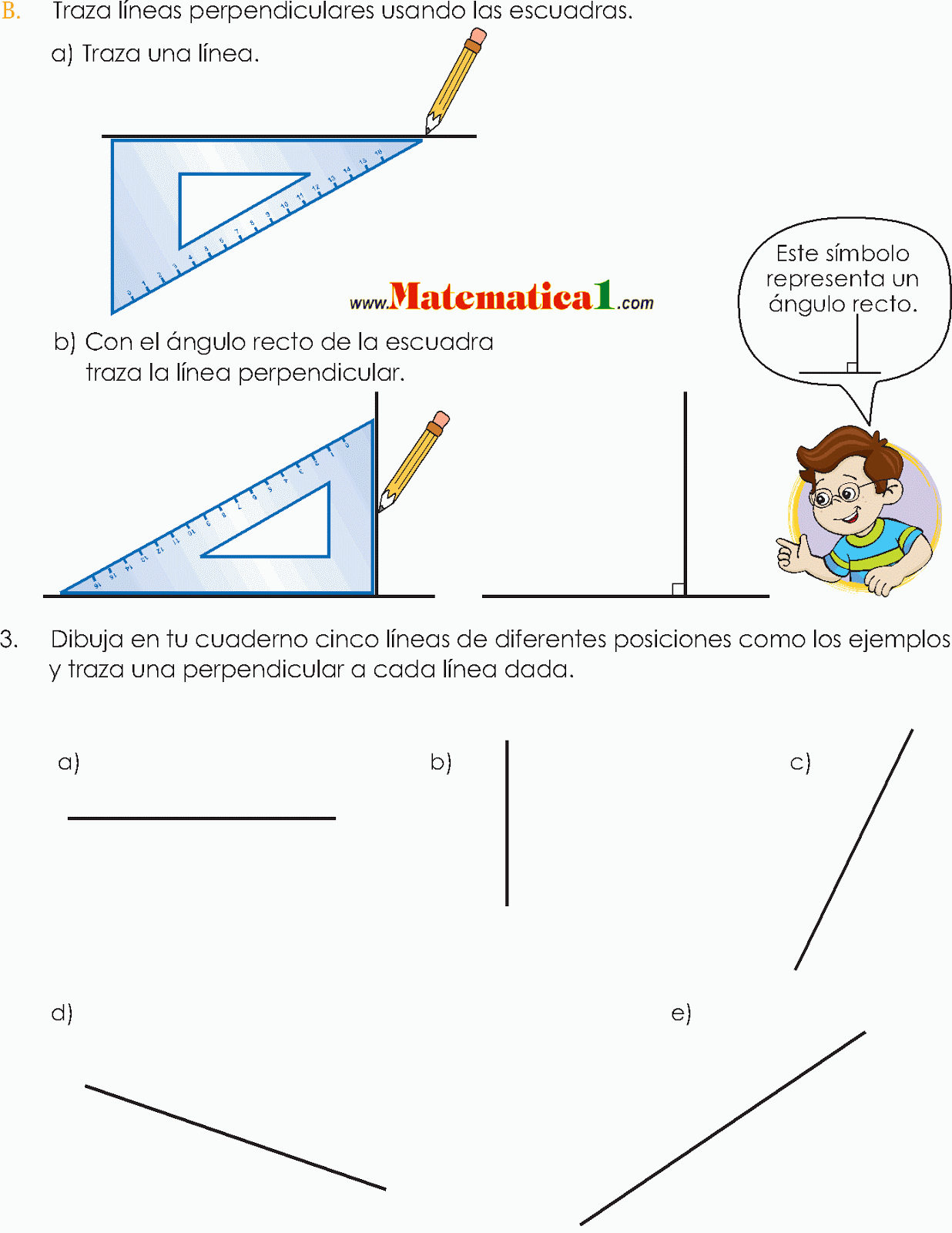 ESTUDIO DE LOS ÁNGULOS Y LAS LÍNEAS , ESCUADRA Y TRANSPORTADOR EN ...