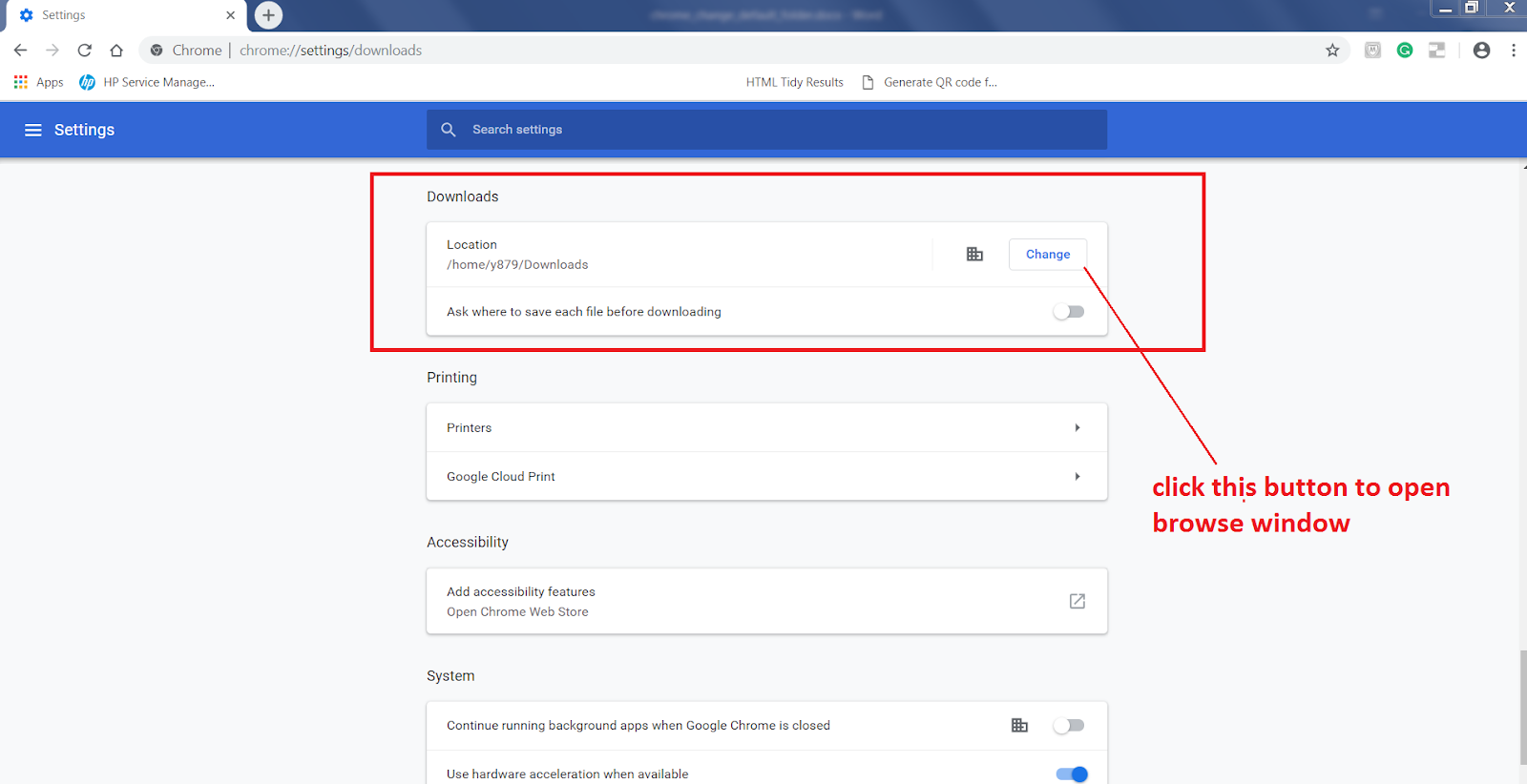 How to change download locations in Google Chrome? - Cool IT Help